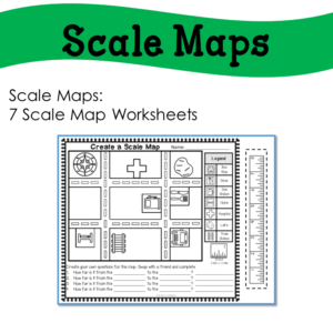 Map Skills - Grid, Scale, Map Keys and Map Flip Book | Made By Teachers