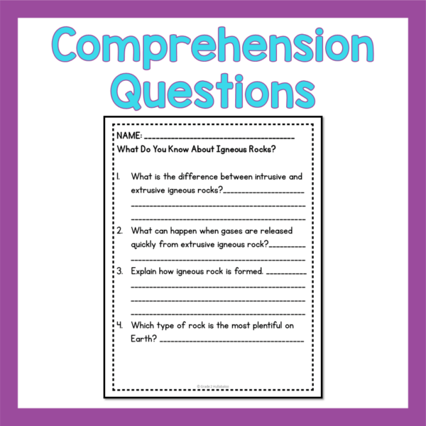 Types of Rocks with Informational Texts and Rock Cycle | Made By Teachers