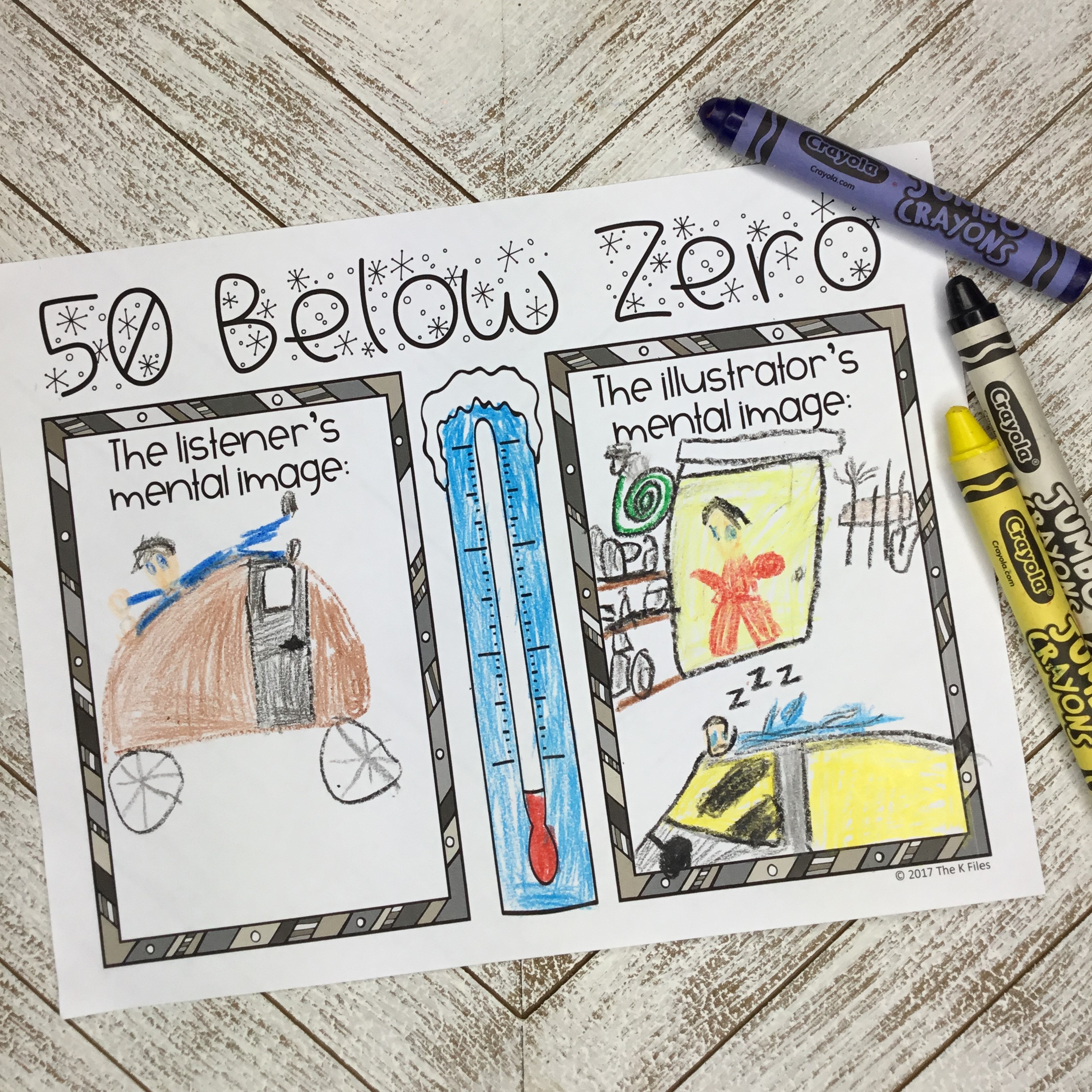 Winter Visualizing Lesson for Reading & Writing Workshops: 50 Below ...