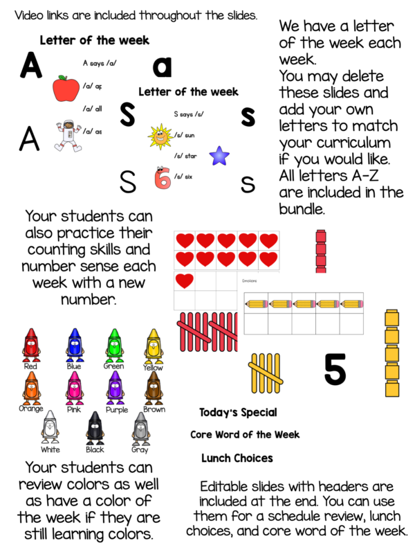 Digital and Interactive Morning Meeting/Circle Time/Calendar for ...