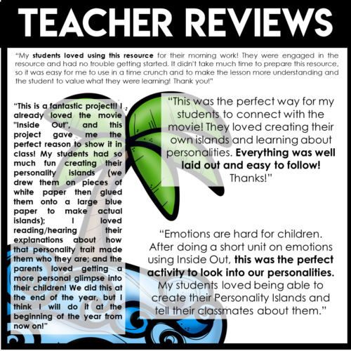 Inside Out Movie Activity | All About Me | Project Based Learning ...