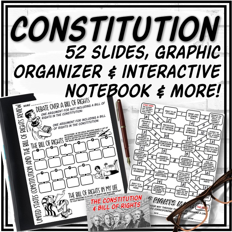 Constitution Slides, Hexagonal Thinking, Graphic Organizer, Interactive ...