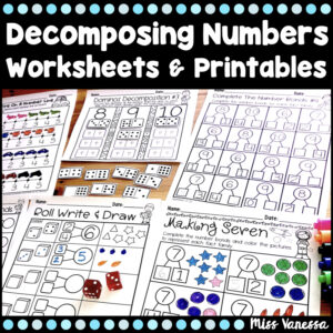 Composing And Decomposing Numbers to 10 Worksheets | Made By Teachers
