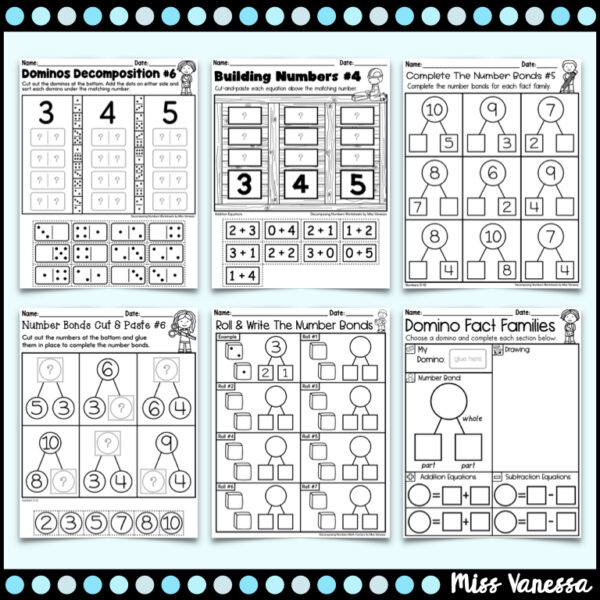 Composing And Decomposing Numbers to 10 Worksheets | Made By Teachers