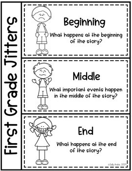 First Grade Jitters Back to School Activities for First Day of School ...