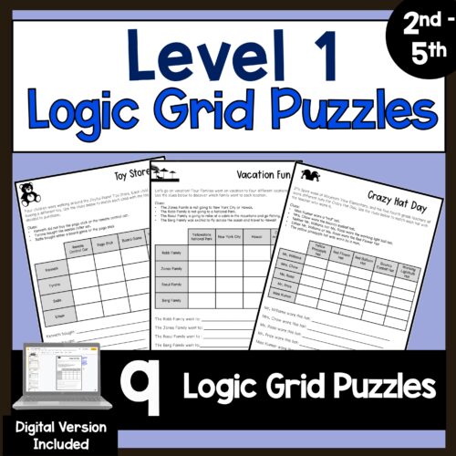 Level 1 Logic Puzzles | Made By Teachers