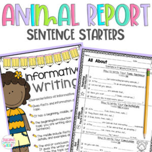 Informative Writing Anchor Chart, Paragraph Writing, ANY Topic | Made ...