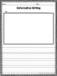 Informative Writing Anchor Chart, Paragraph Writing, ANY Topic | Made ...