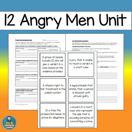 12 Angry Men Unit | Made By Teachers