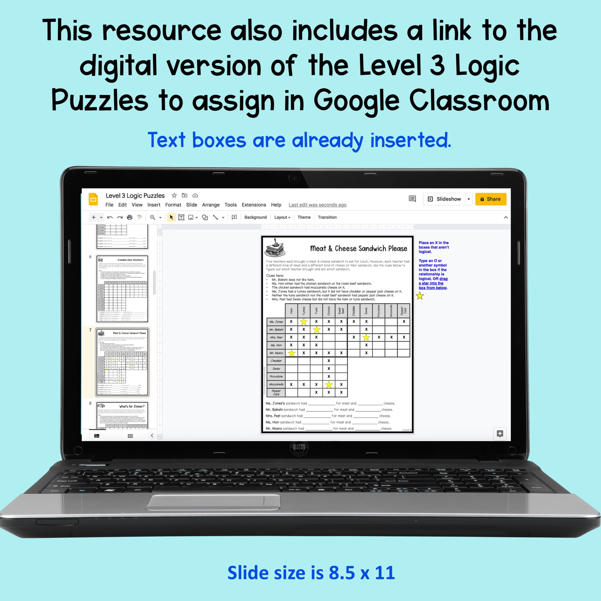 Level 3 Logic Puzzles | Made By Teachers