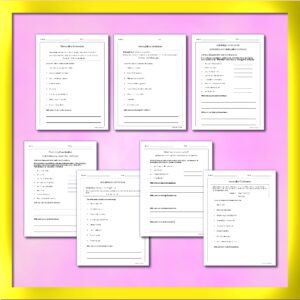 MEGA-BUNDLE - Grades 1 and 2 Grammar Bundles - 106 worksheets / 25 ...