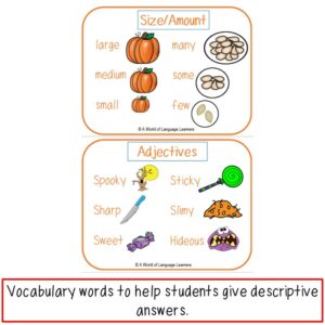 Halloween Compare and Contrast Picture Task Cards Print and Digital ...