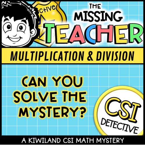 Multiplication and Division CSI Detective Math Mystery The Missing ...