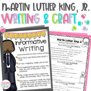 Martin Luther King Jr. Paragraph Writing Black History Month Sentence ...