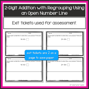 2-Digit Addition with Regrouping Bundle - Base Ten, Break Apart, Number ...