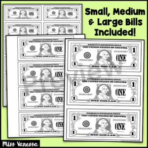Printable Play Money - US Dollar Bills | Made By Teachers