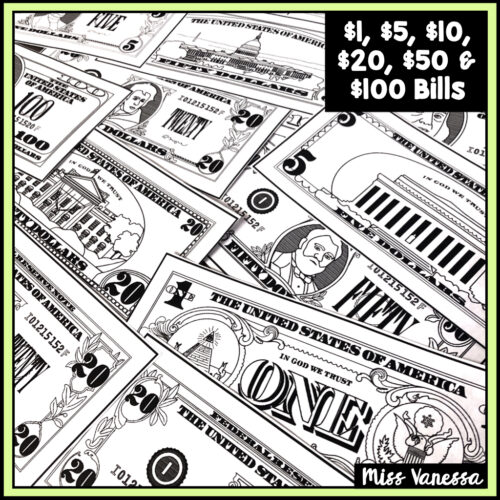 Printable Play Money - US Dollar Bills | Made By Teachers