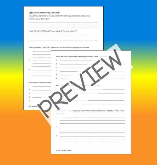 Digital Safety and Security Unit | Made By Teachers