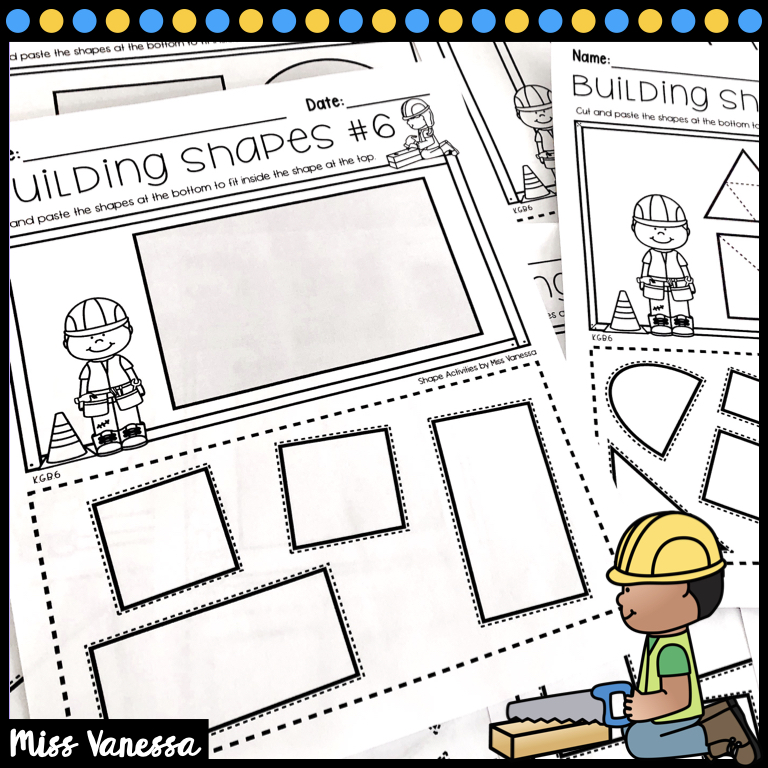 Building 2D Shapes Worksheets | Made By Teachers