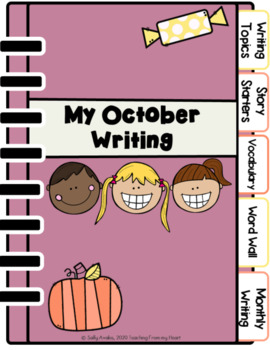 October Monthly Writing Journal Story Starters Halloween, Pumpkins ...