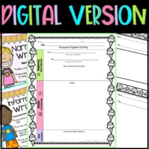 Summer Paragraph Writing Sentence Starters and Craft Activities | Made ...