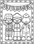 Veterans Day Coloring Activity, Informative Informational Writing ...