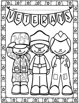 Veterans Day Coloring Activity, Informative Informational Writing ...