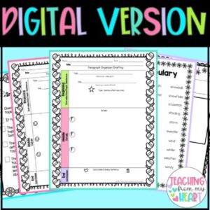 Winter Paragraph Writing Sentence Starters and Craft Activity | Made By ...