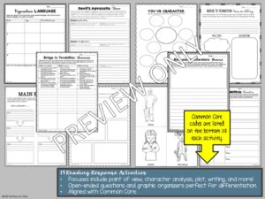 Bridge to Terabithia Novel Study Unit | Comprehension and Vocabulary ...