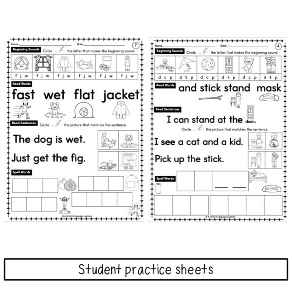 Newcomer Phonics Practice Bundle | Made By Teachers