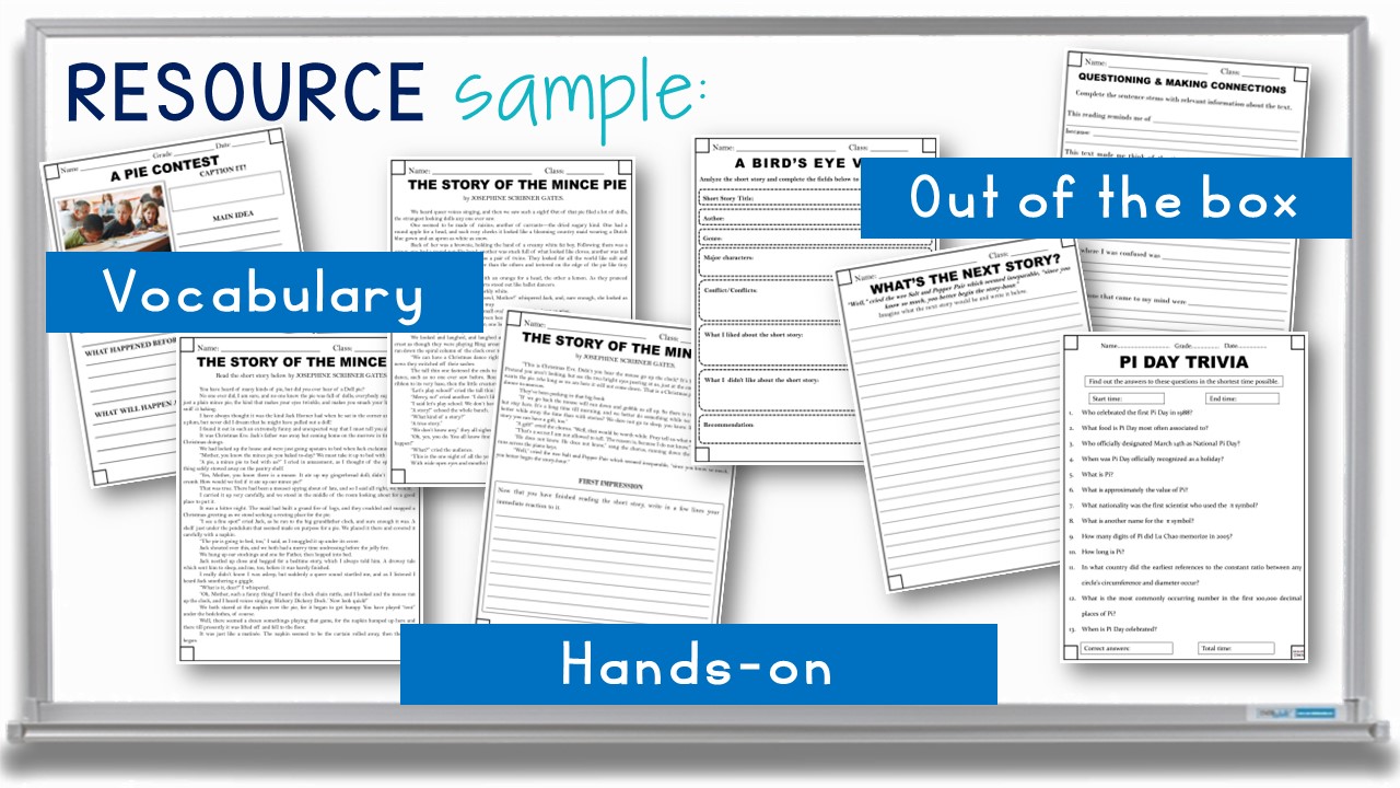 Pi Day Activities - March 14 - Reading, Writing, Vocabulary | Made By ...