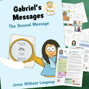Gabriel's Messages - Advent 2 - Mary. Kidmin lesson & Bible crafts ...