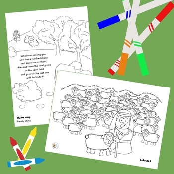 The Lost Sheep - Luke 15 - Kidmin Lesson & Bible Crafts | Made By Teachers