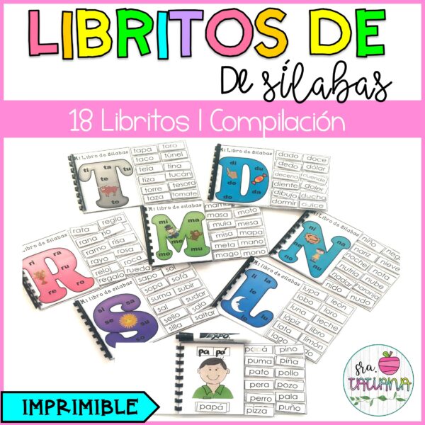 Spanish Guided Reading | 18 Libritos de Silabas | Lectura Guiada | Made ...