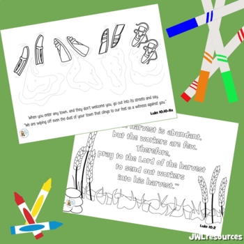 The Seventy Two - Luke 10 - Kidmin Lesson & Bible Crafts | Made By Teachers