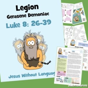 Legion (Gerasene Demoniac) - Luke 8 - Kidmin Lesson & Bible Crafts ...