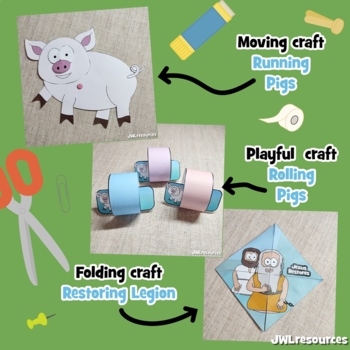 Legion (Gerasene Demoniac) - Luke 8 - Kidmin Lesson & Bible Crafts ...