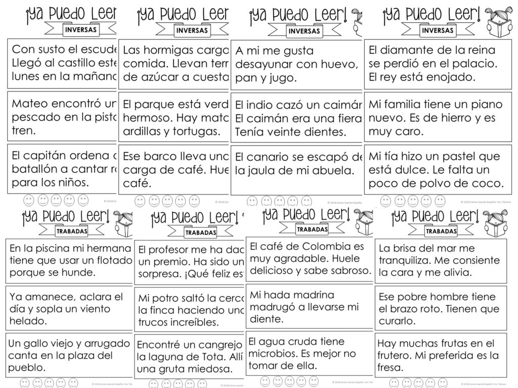 Short Reading Comprehension Passages in Spanish | Lecturas Cortas ...