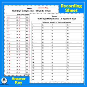 2 Digit by 1 Digit Multiplication Task Cards - Made By Teachers