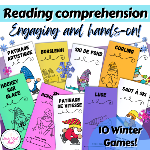 French Winter Sports Close reading passages Olympic Games Hands-on ...
