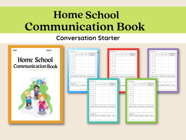 Home school communication Book Digital Daily Planner - School Planner ...