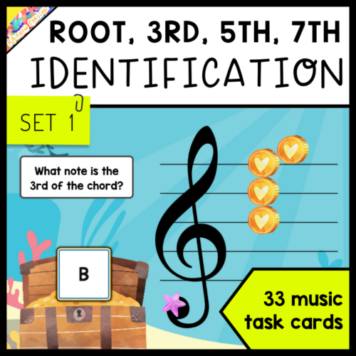 Root, 3rd, 5th, 7th Notes in Chord Inversions (Treble) | Made By Teachers