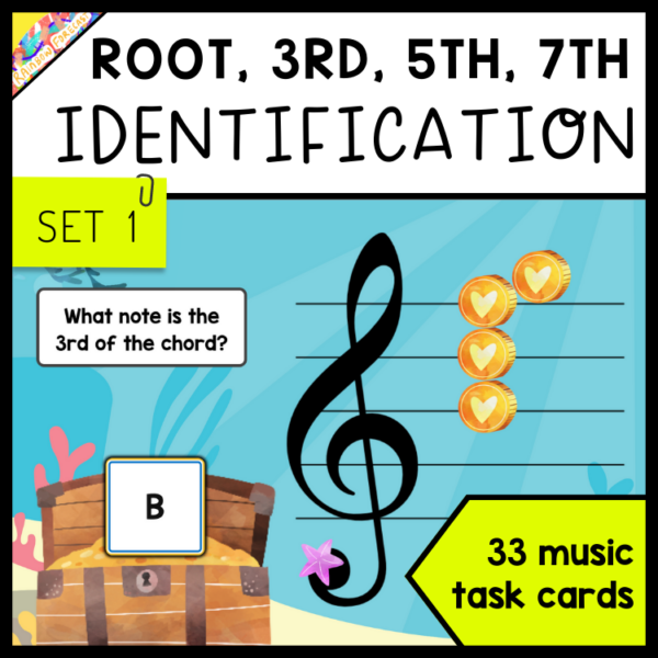 Root, 3rd, 5th, 7th Notes in Chord Inversions (Treble) | Made By Teachers