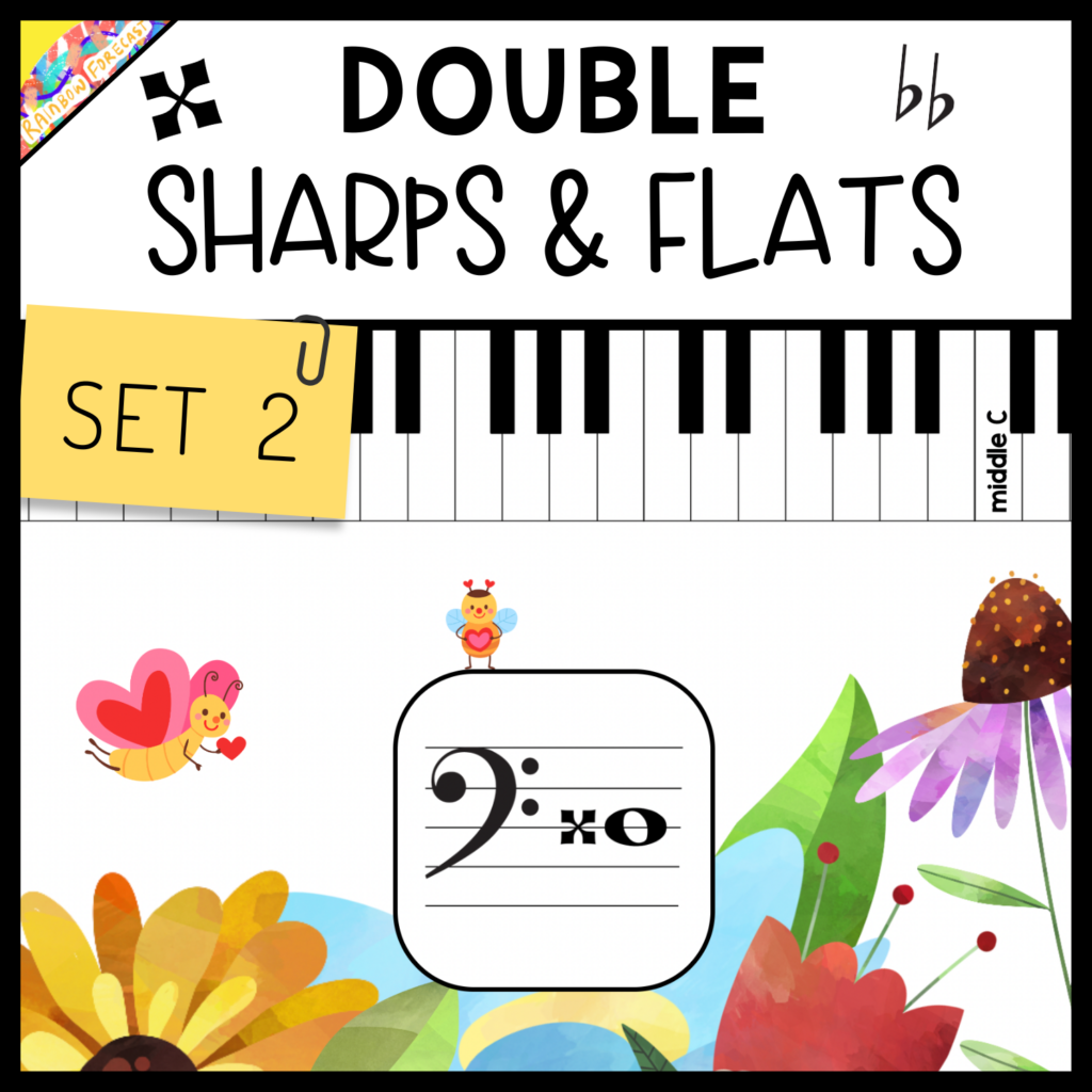 Valentines Themed Keyboard Geography: Double Sharps + Flats in Bass ...