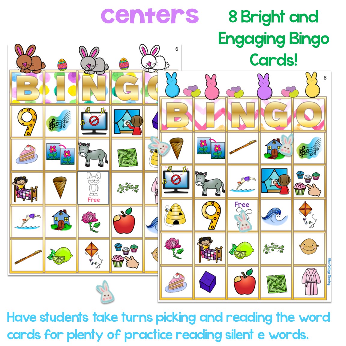 Silent e Easter Bingo | Made By Teachers