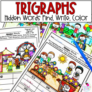 Trigraphs - Phonics Worksheets - Word Sorts - Hidden Words | Made By ...