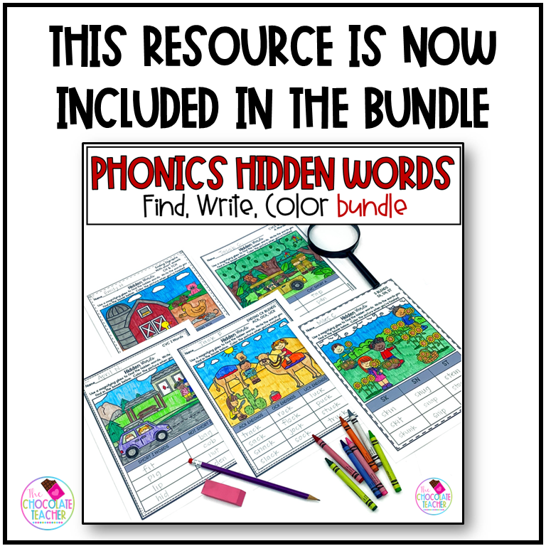 Trigraphs - Phonics Worksheets - Word Sorts - Hidden Words | Made By ...