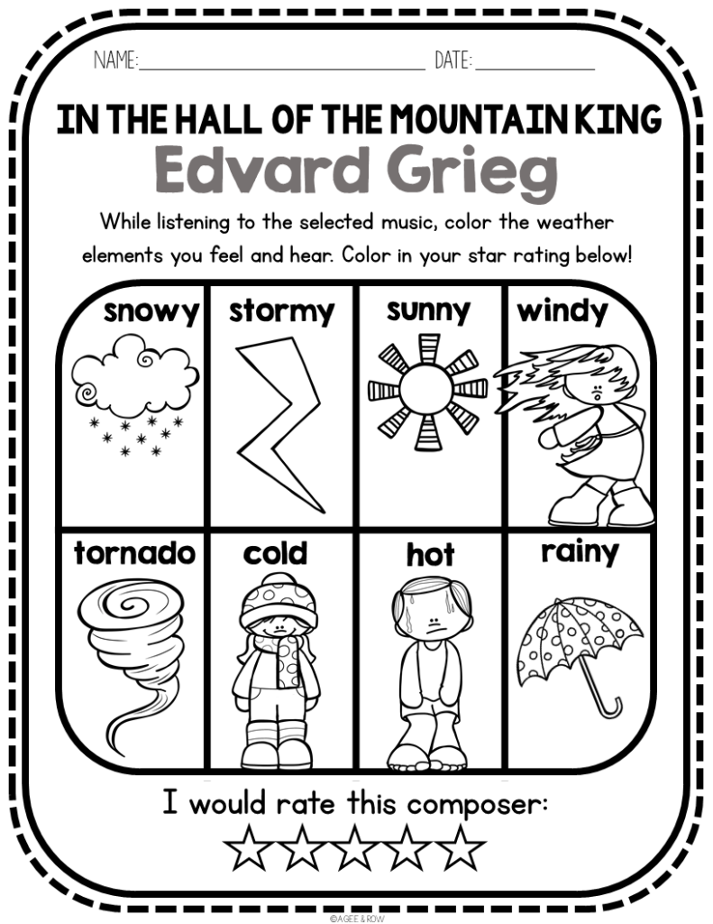 Edvard Grieg Classical Music | Social-Emotional Listening Activities ...