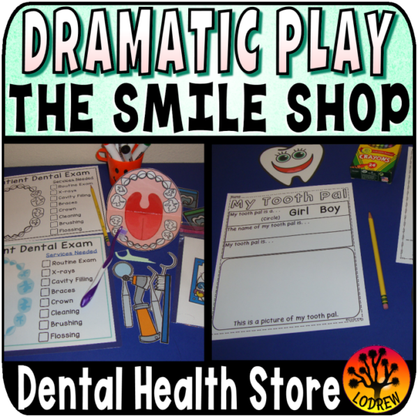 Dramatic Play Dental Health Store Dentist Activities Role Play Dental ...