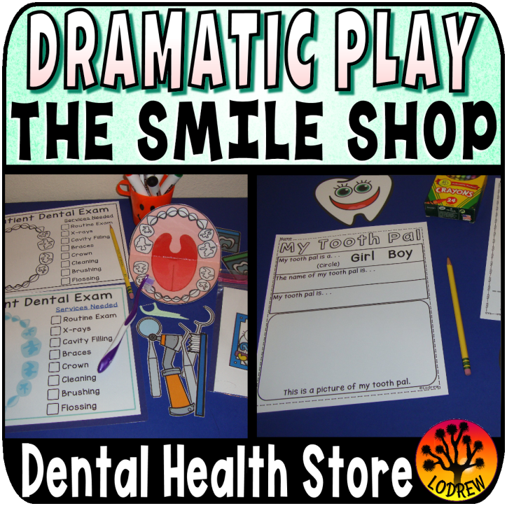 Dramatic Play Dental Health Store Dentist Activities Role Play Dental ...